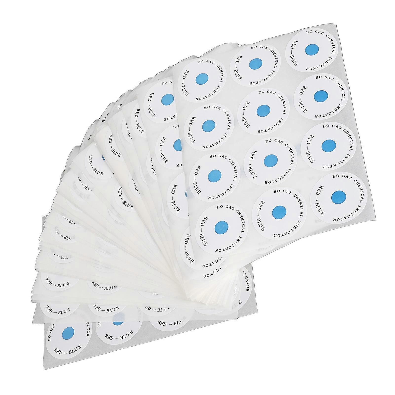 500pcs EO Indicator Stickers Chemical Indicator Card Copper Plate ...