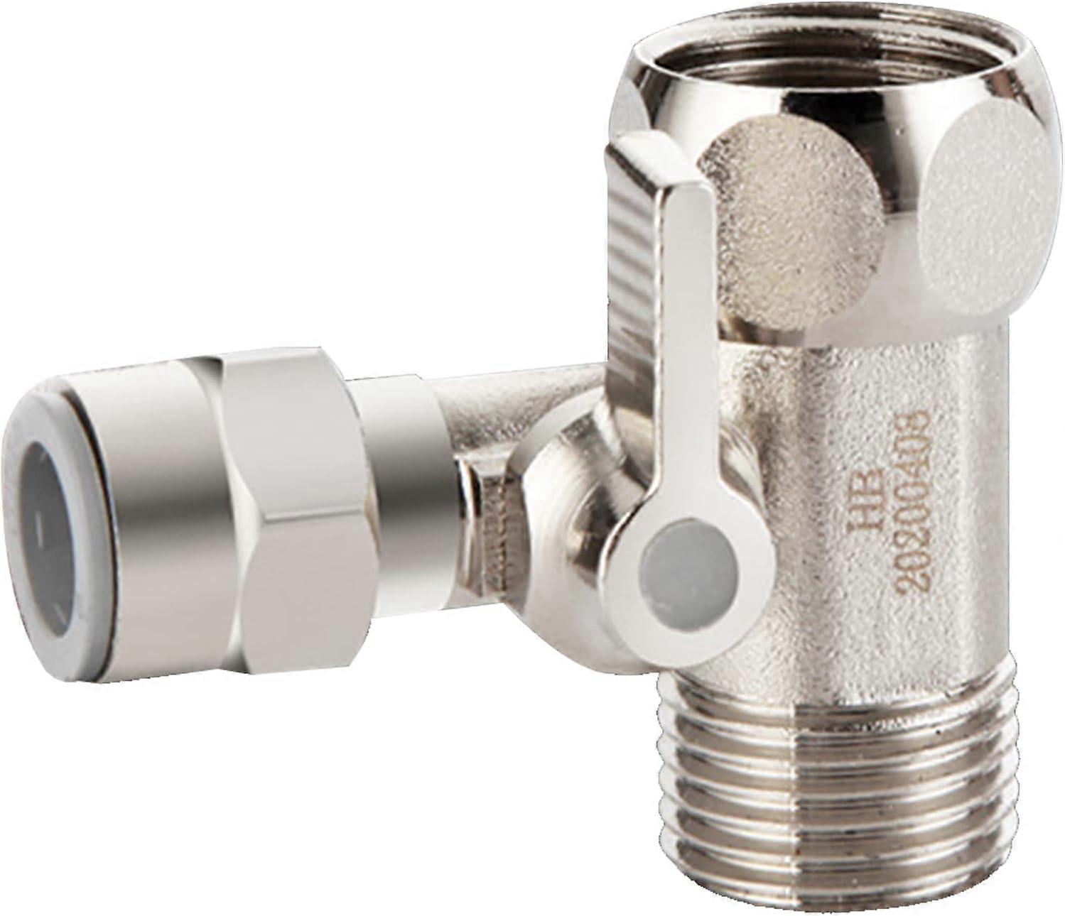 3-way ball valve 1/2 "to 1/4" ball valve 3/8" female/male copper thread ...