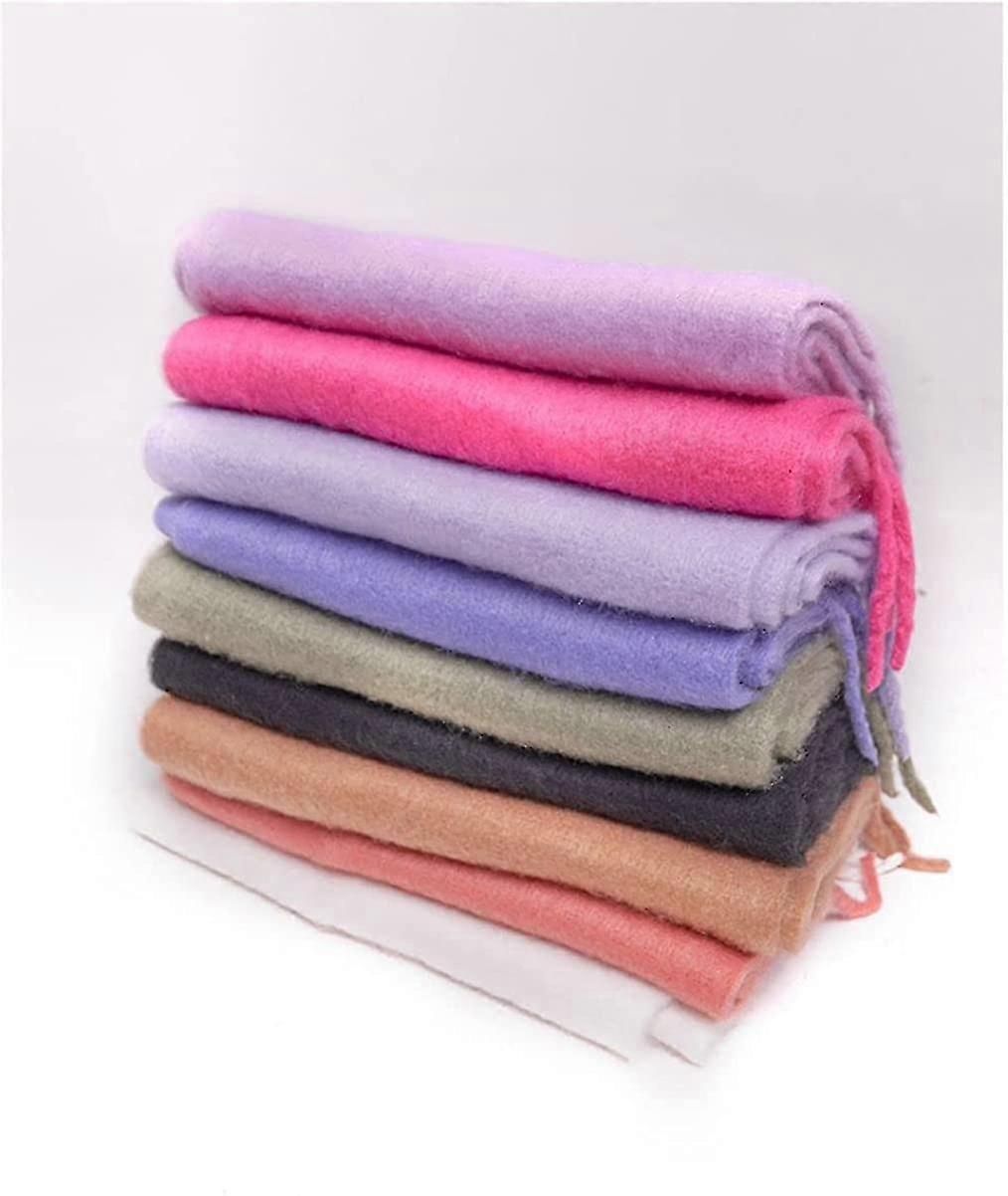 Large Chunky Scarf Colorful Cashmere Feel Oversized Scarves Blanket ...