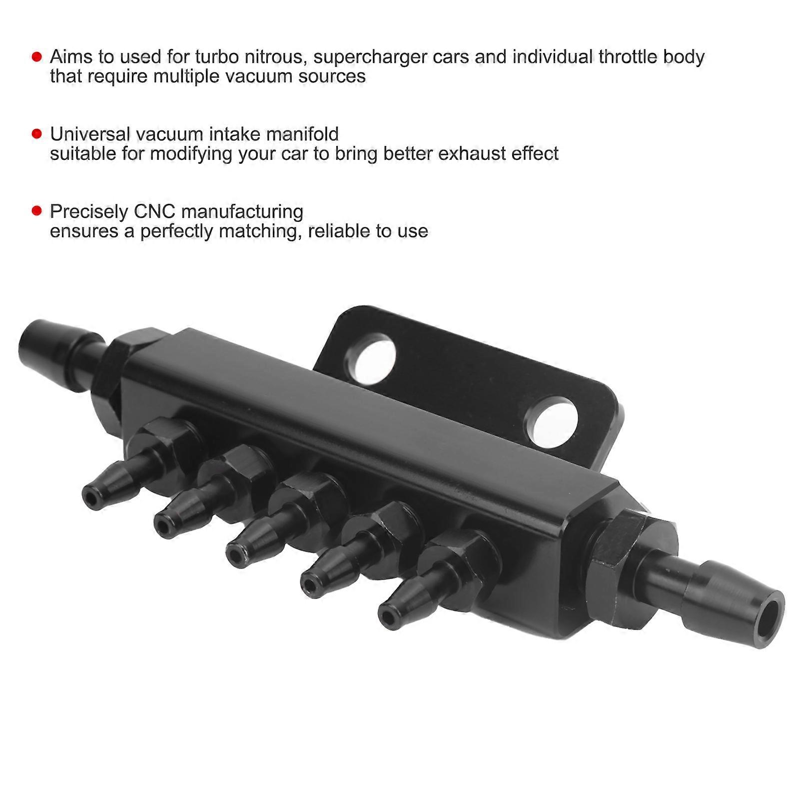 Universal Vacuum Block Intake Manifold Aluminium Alloy Fuel Gas Turbo ...