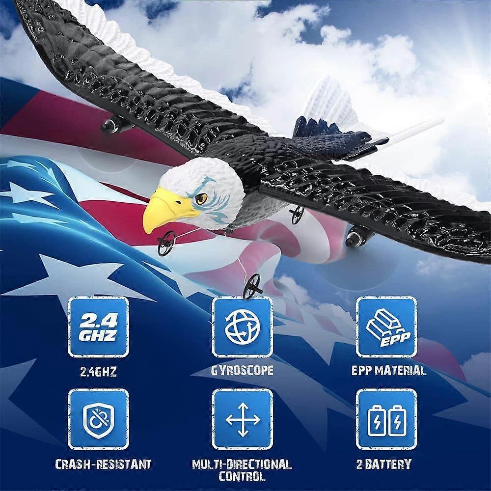 RC Plane Wingspan Eagle Bionic Aircraft Fighter 2.4G Radio Remote ...