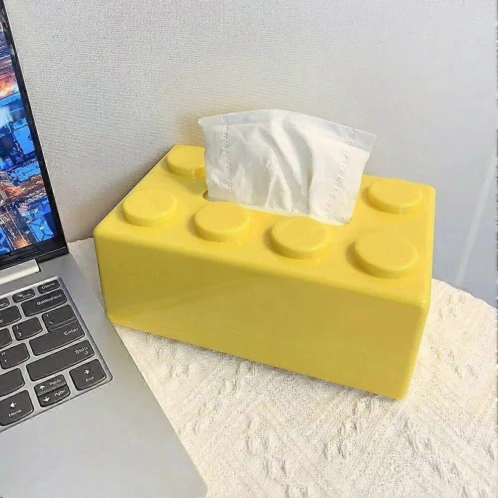 Building Blocks with Spring Tissue Box Wall-mounted Perforation-free ...