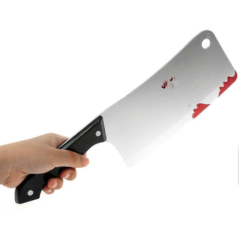 Bloody Cleaver, Knifes Realistic Kitchen Cleaver Prop for Prank Toys ...