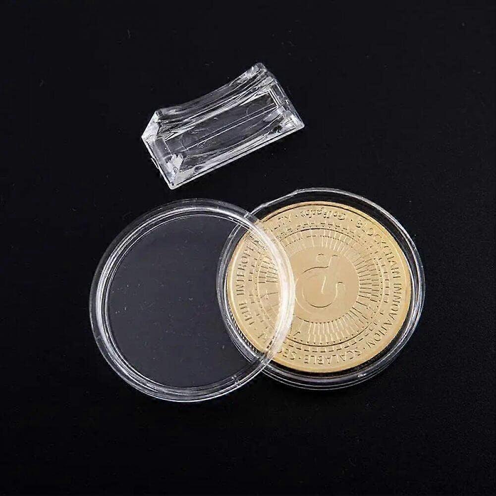Transparent Coin Display Case 10pcs Commemorative Coin Capsules with ...