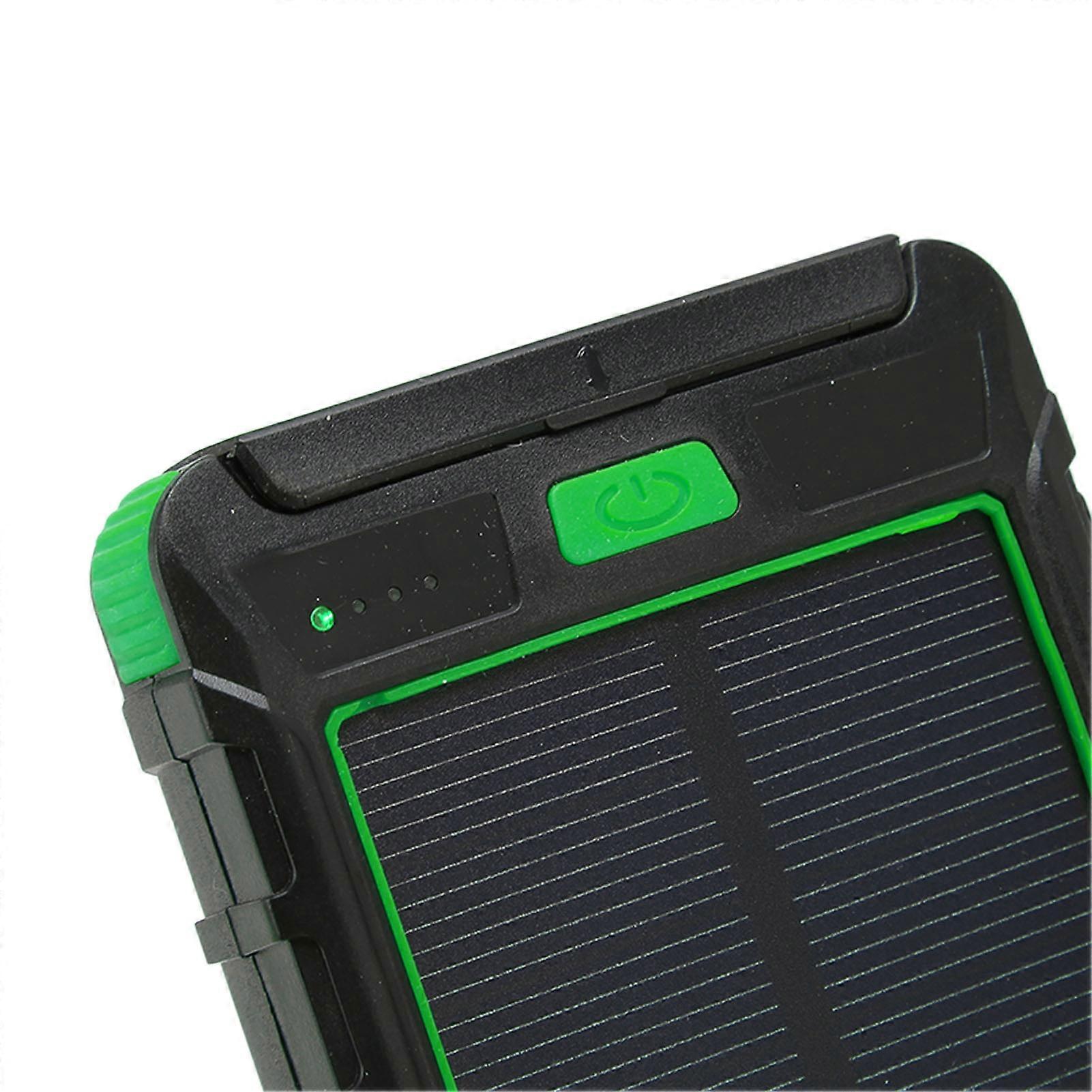 bærbar solcelle telefon oplader 20000mah sol powerbank med kompas og ...