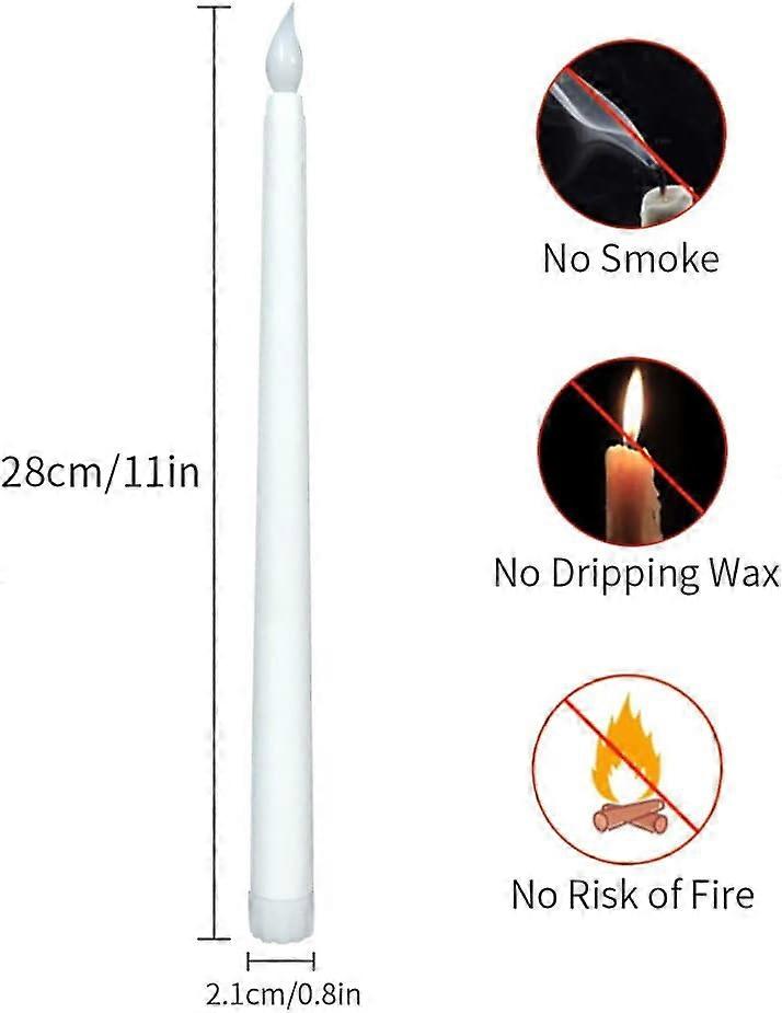 LED Candles Taper Candles, Flameless Candles, Battery Operated Candle ...