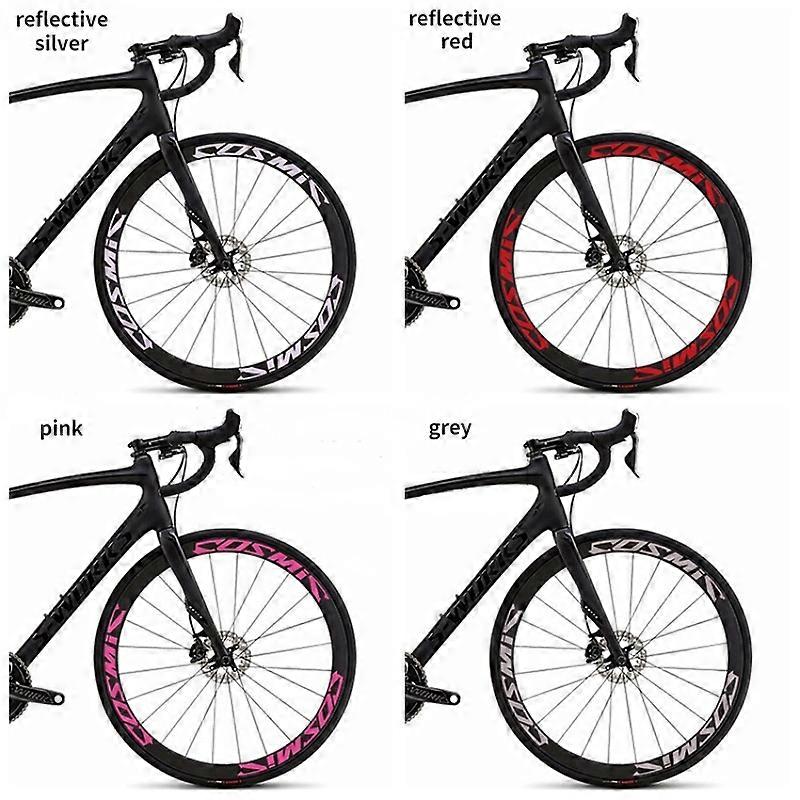 Road Bike WheelSet Sticker Cycling Reflective Stickers Waterproof ...