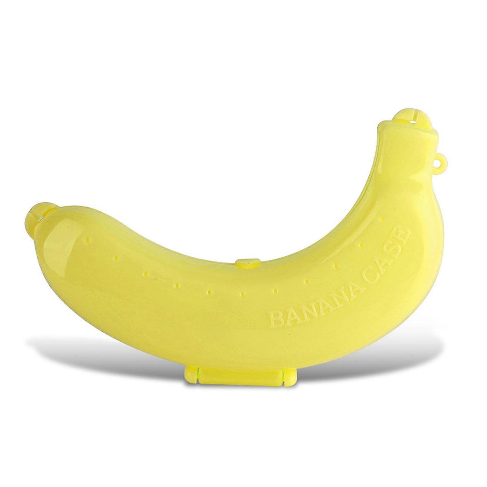 Cute 3 Colors Fruit Banana Protector Box Holder Case Lunch Container ...