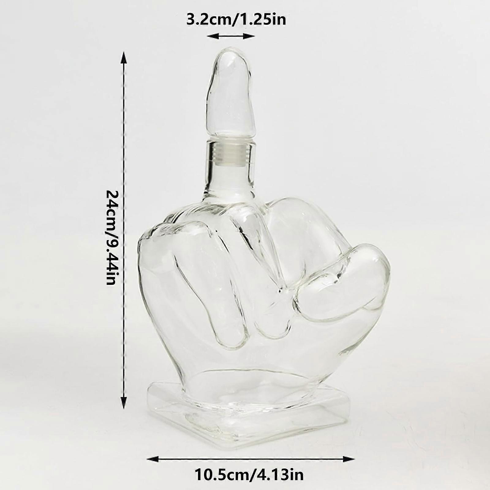 Brand New 1L Middle Finger Wine Decanter Whiskey Decanter Sets Whiskey ...