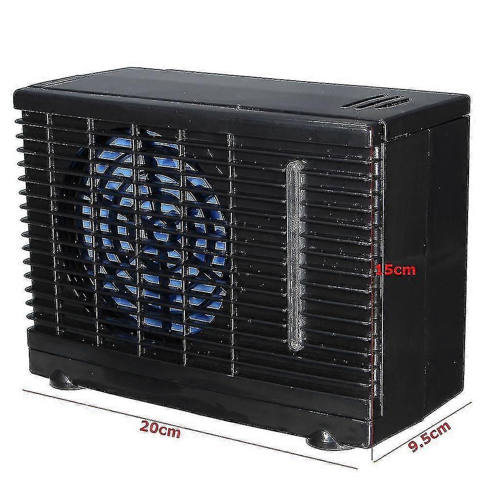 12v Portable Car Air Conditioner Cooling Fan Water Ice Evaporative ...