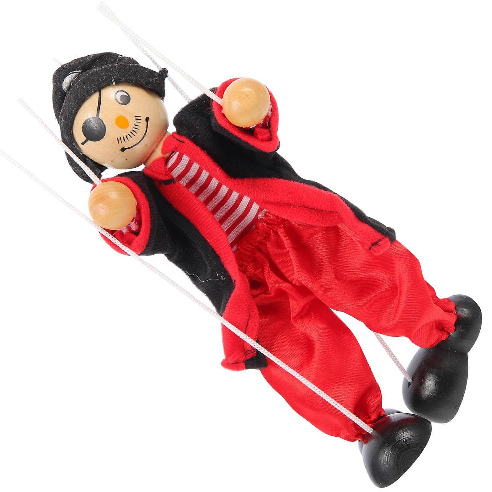 Pirate Marionette Puppet Wooden Marionette Toy Funny Pirate Marionette ...