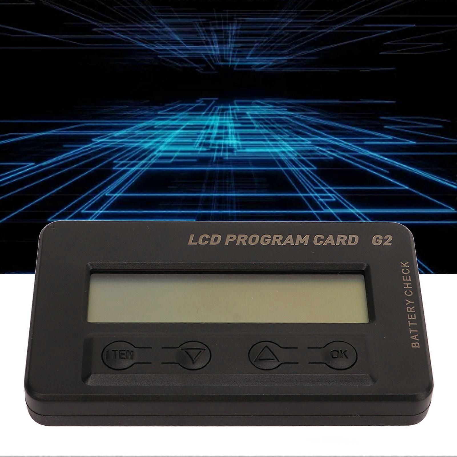 Multifunctional Real Time Display LCD Program Card G2 for RC Aircraft Model ESC DC5?12. 6V ...