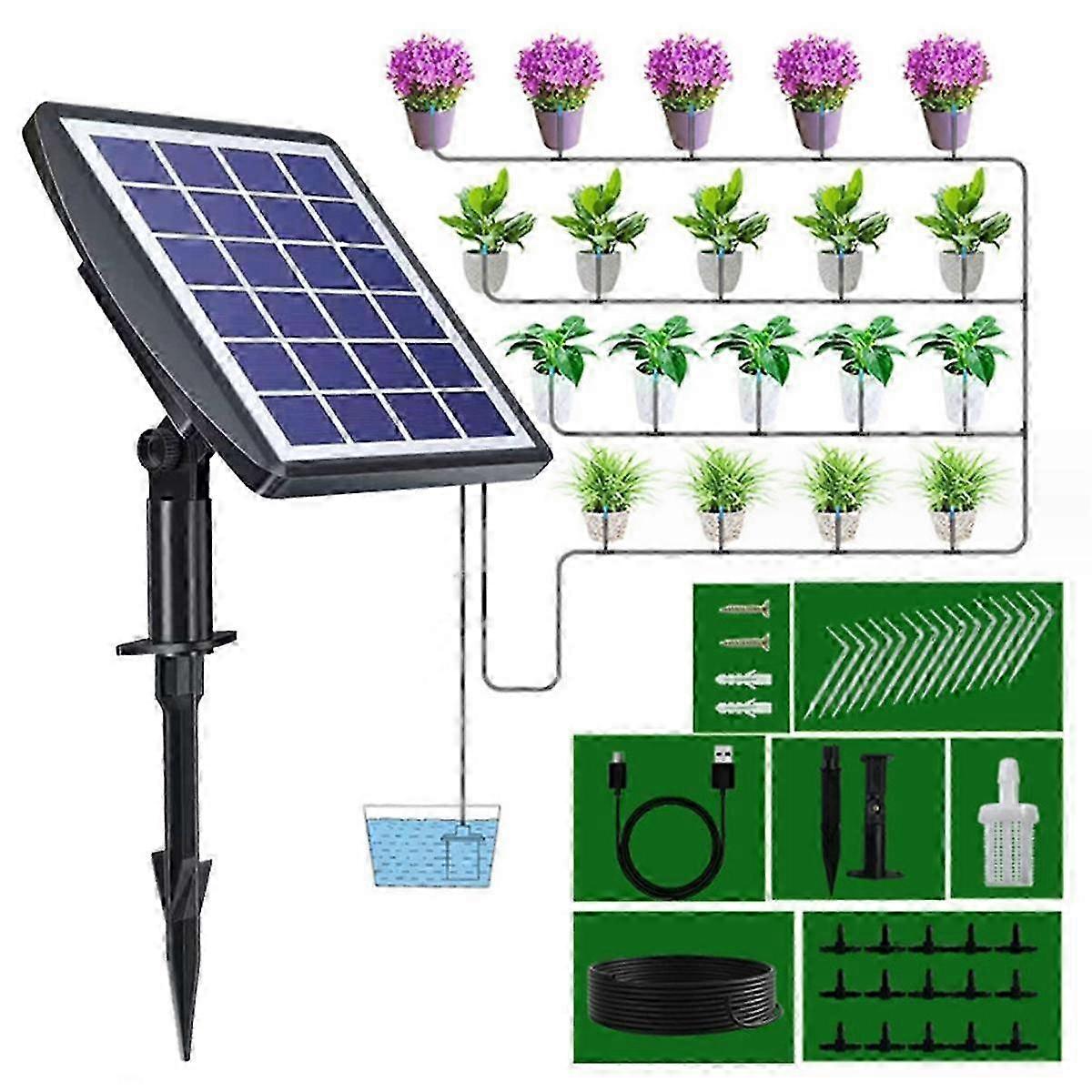 Solar Drip Irrigation System,solar Automatic Drip Irrigation Kit For ...