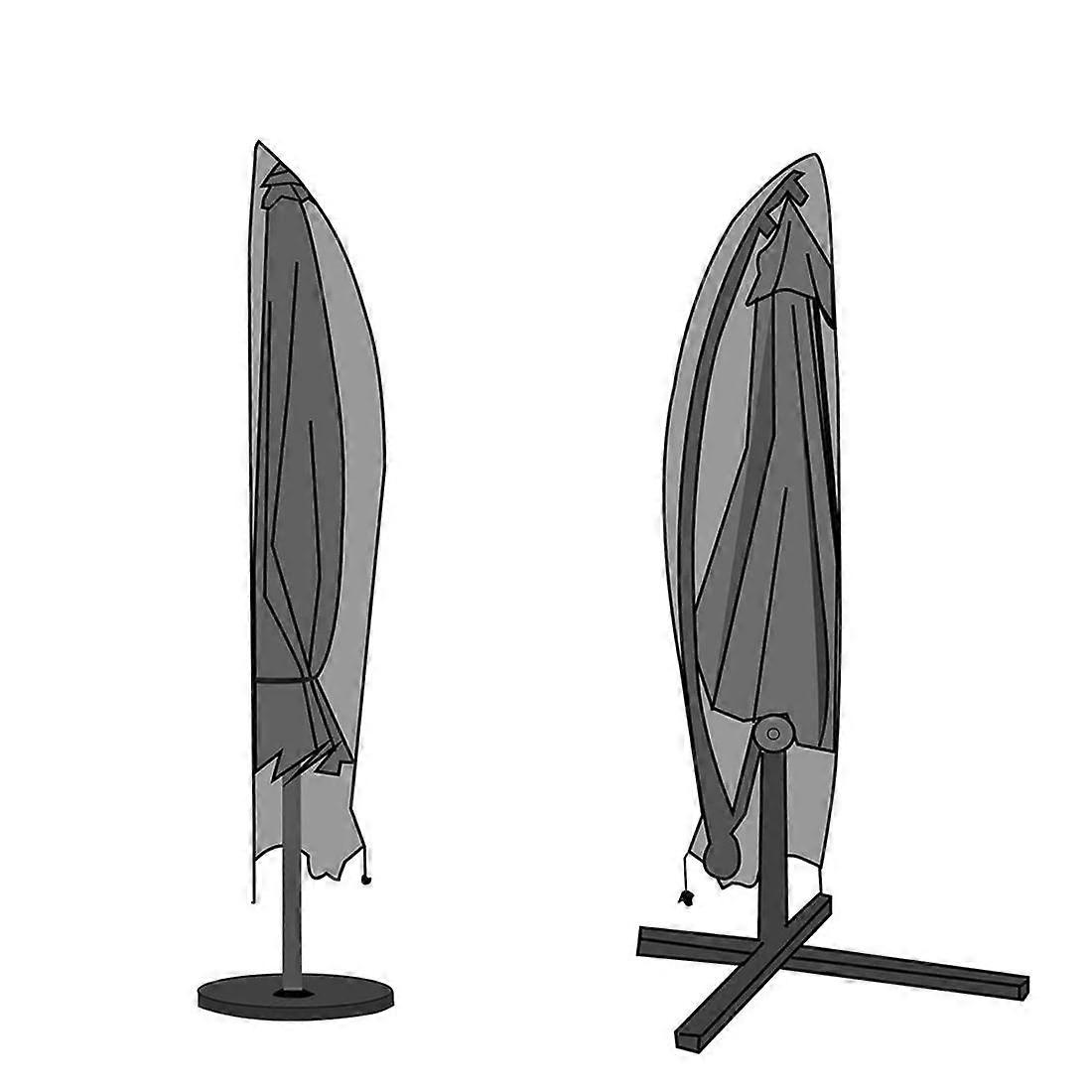 Cover for offset parasol Off-center parasol cover Protective tarpaulin ...