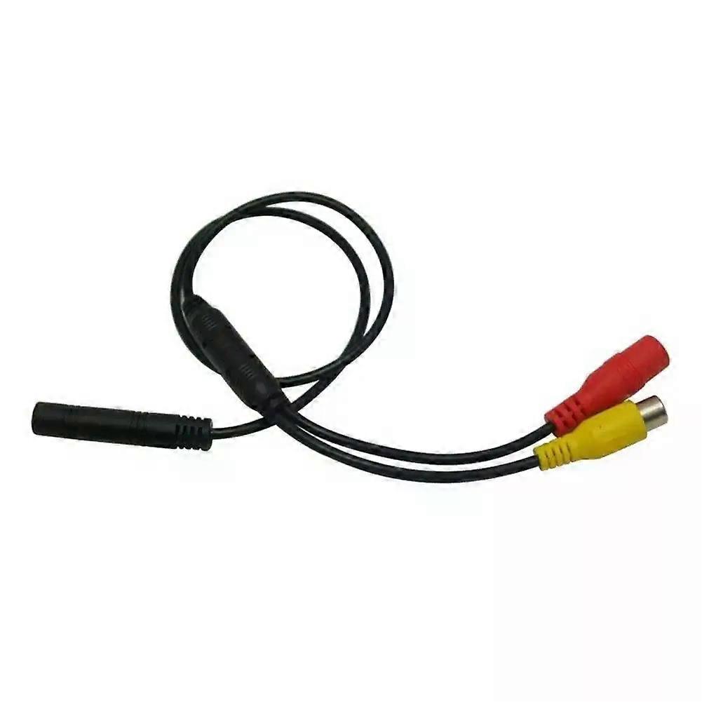 Car Backup Reverse Camera 4-Pin Male To CVBS RCA Female Connector Wire ...
