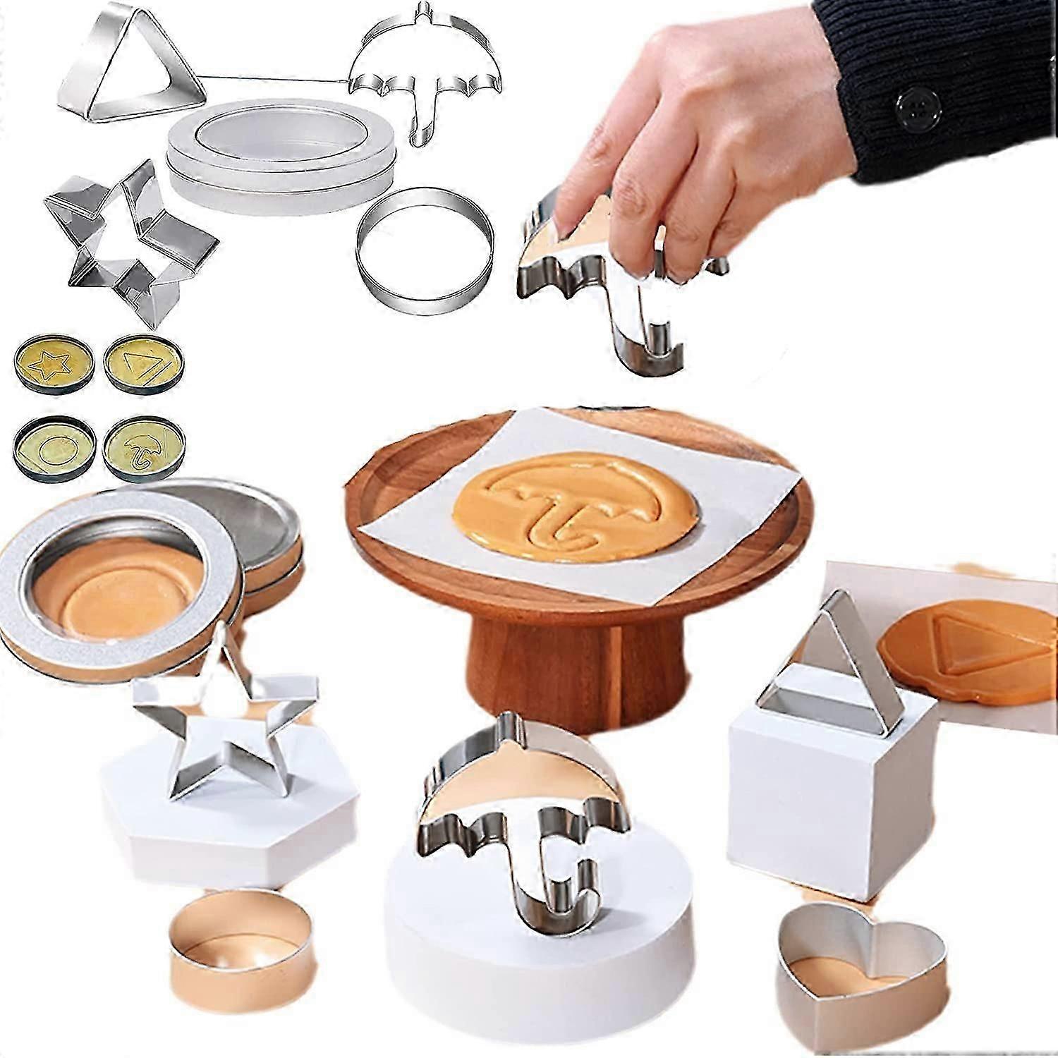 KATEA 6pcs Squid Dalgona Candy Cookie Kit, Cookie Cutter Set Candy Mold ...