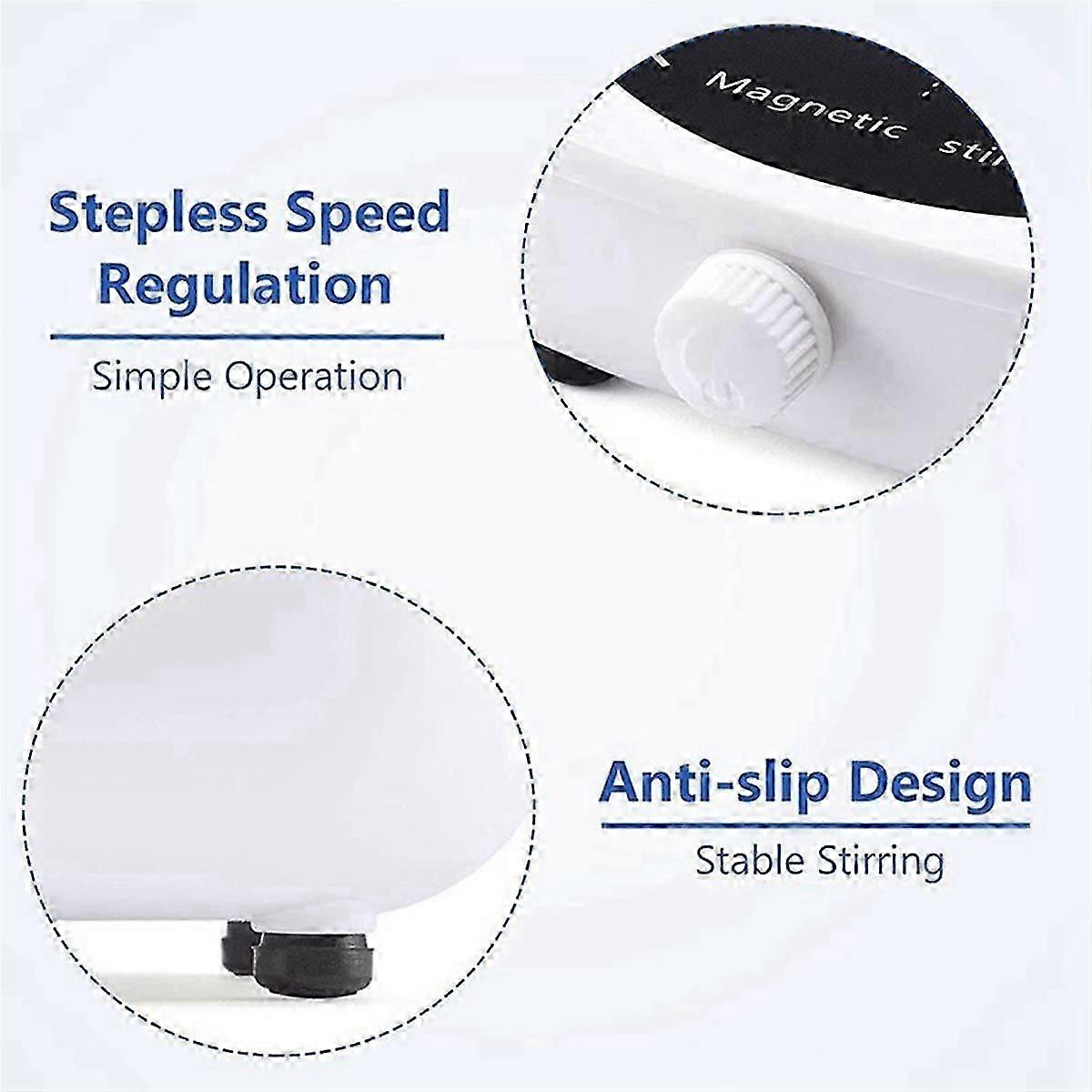 Magnetic Stirrer Mini Lab Stir Mixer Portable Stirrer Plate with Stir ...