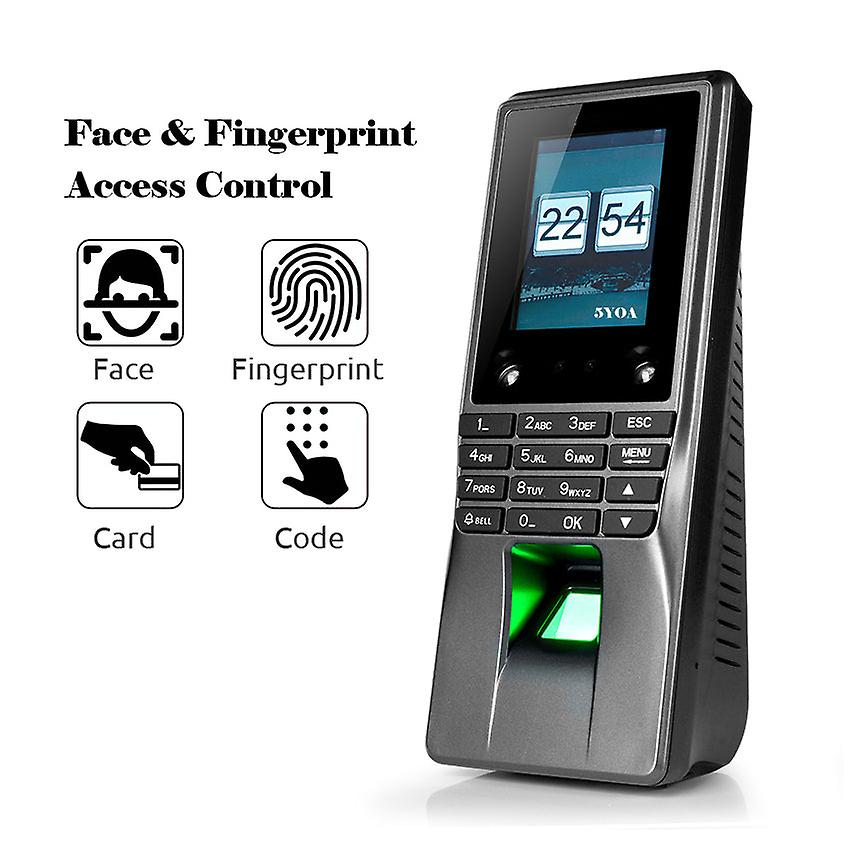 Biometric facial face recognition fingerprint access control wifi time ...
