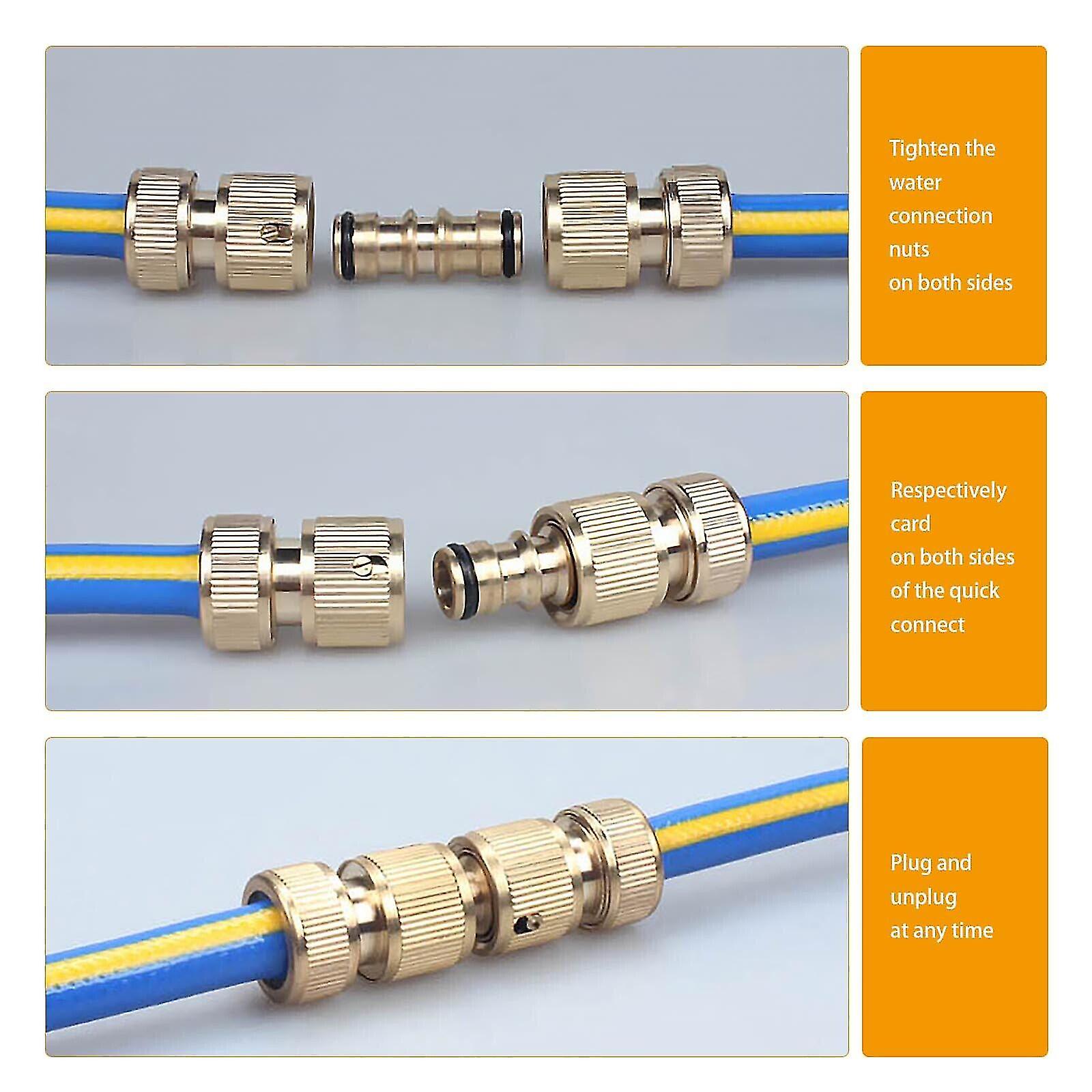 Brass Extender Connector Double Male Ended Hose Adaptor For Tube Tap ...