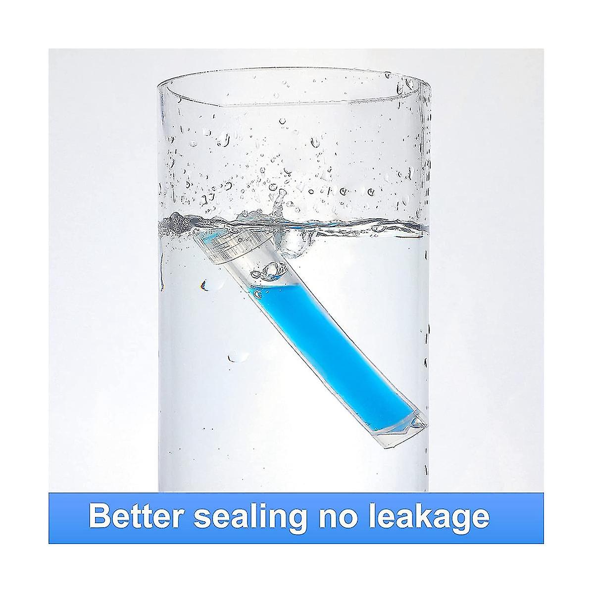 100pcs 10ml Lab Plastic Freeze Test Tubes Vial Seal Cap Container For ...