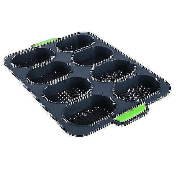 Bread pans molds bread pans molds 8-hole non-stick silicone bread ...