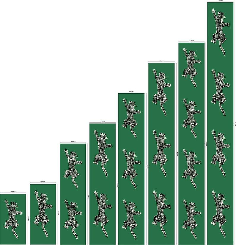 Rida Handloom Handmade Climbing Leopard Runner Rug For Bedroom & Stair ...