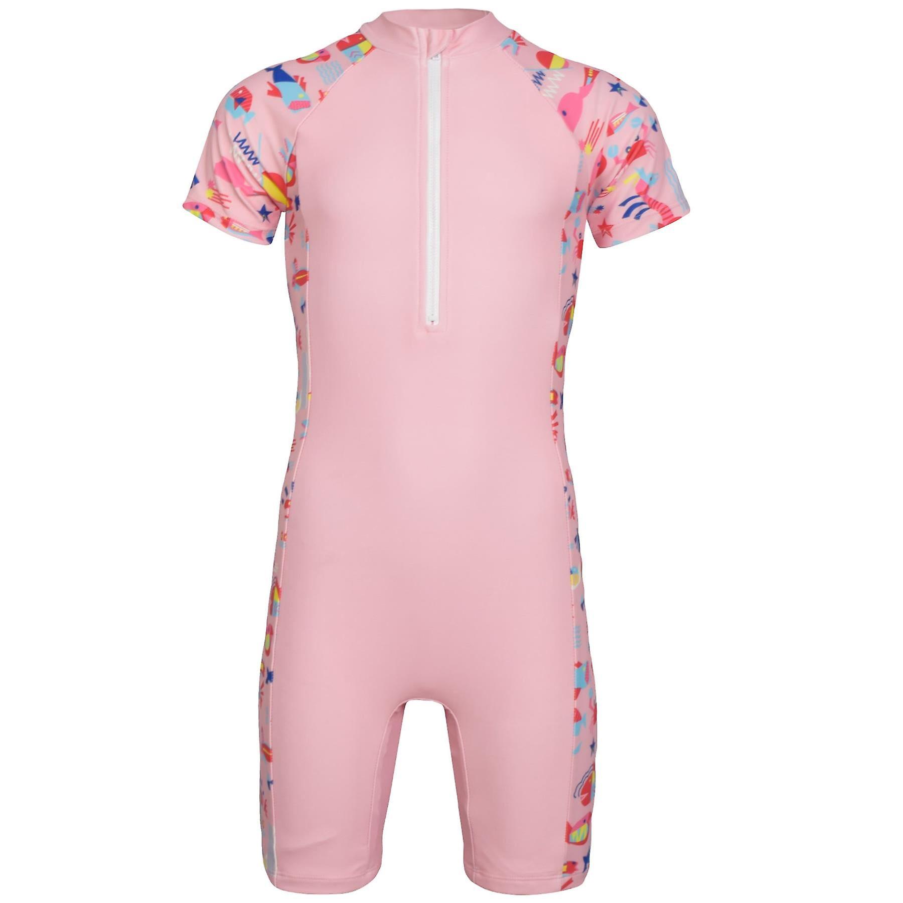 A2Z 4 Kids Girls One Piece Wetsuit UPF50+UV Surfing Swimming Swimwear ...