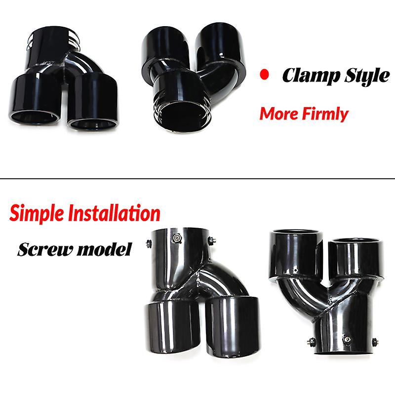 Quad Car Exhaust Tip For BMW G42 M240i 2021 2022 2023 Dual M ...