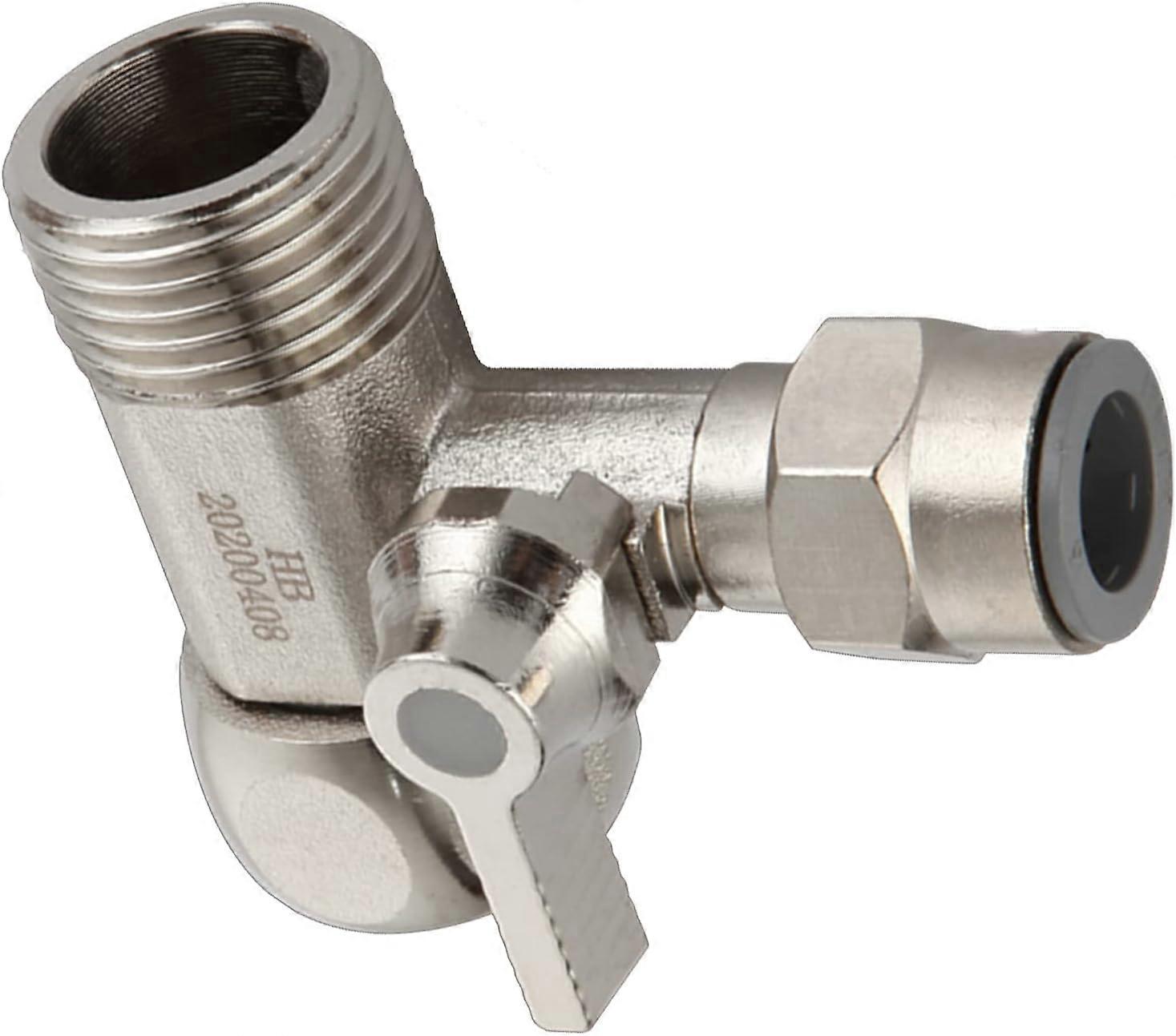 3-way ball valve 1/2 "to 1/4" ball valve 3/8" female/male copper thread ...