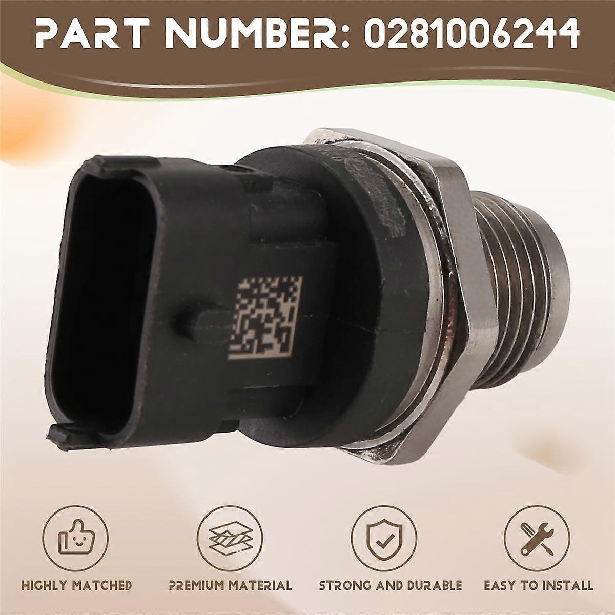 Fuel Rail Pressure Sensor 0281006244 for Navara Patrol ZD30 | Fruugo UK