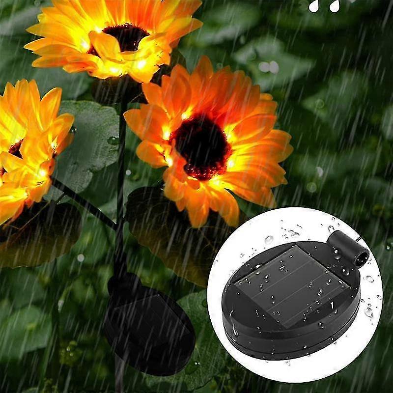 4 Packs Solar Led Light Replacement Top Part Panel ,solar Panel Lantern ...