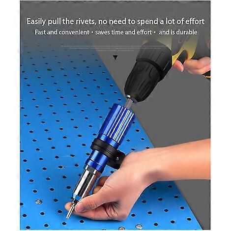 Pistolet riveter pour perceuse sans fil lectrique - Outil de rivetage sans fil - Adaptateur pour ...