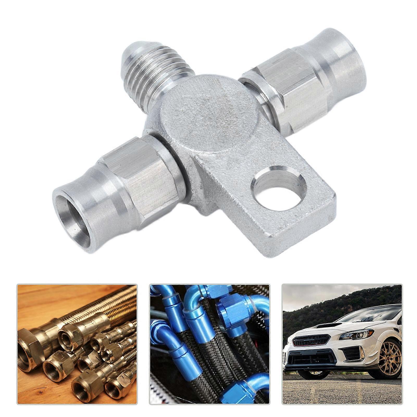 AN?3 Tee Brake Hose AN3 to Line End Fittings Stainless Steel Automobile ...