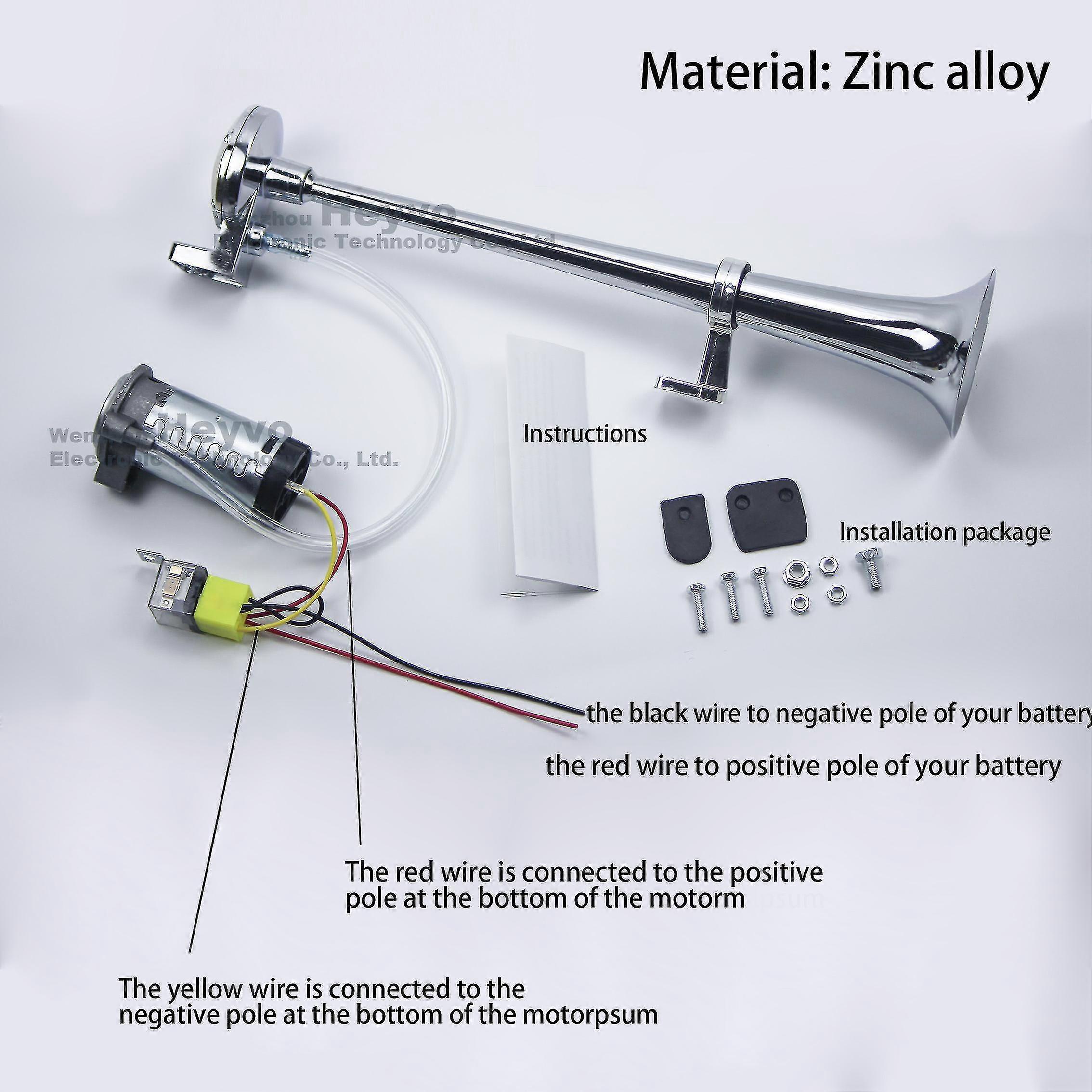 12v / 24v 17 Inch 150db Air Horn With Compressor, Car Horn, Truck Horn ...