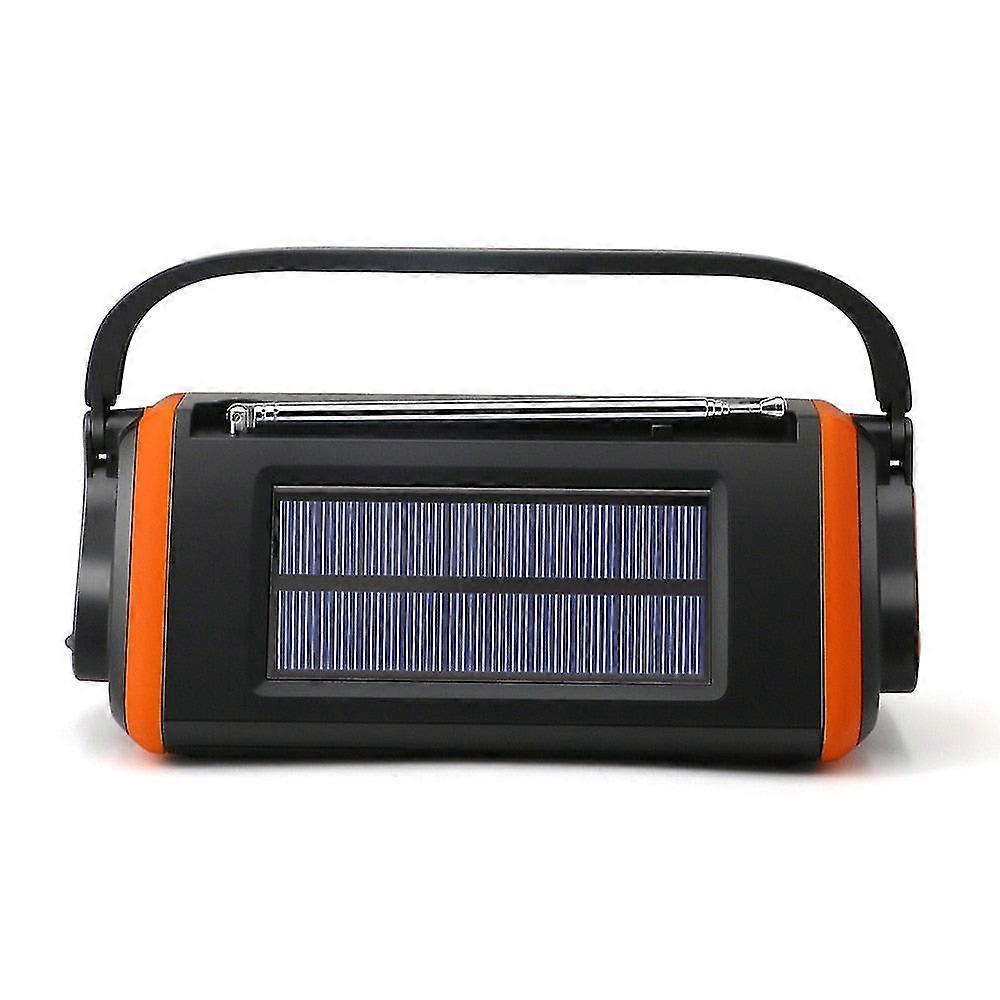 4000Mah solar radio portable emergency radio am/fm radio lcd ...