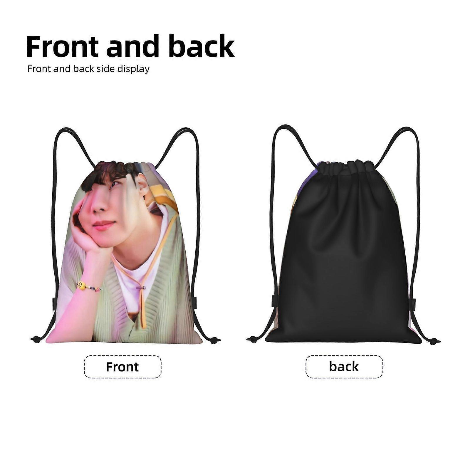 BTS j-hope (3) Drawstring Bag Student Pocket Boy Girl Backpack Storage ...