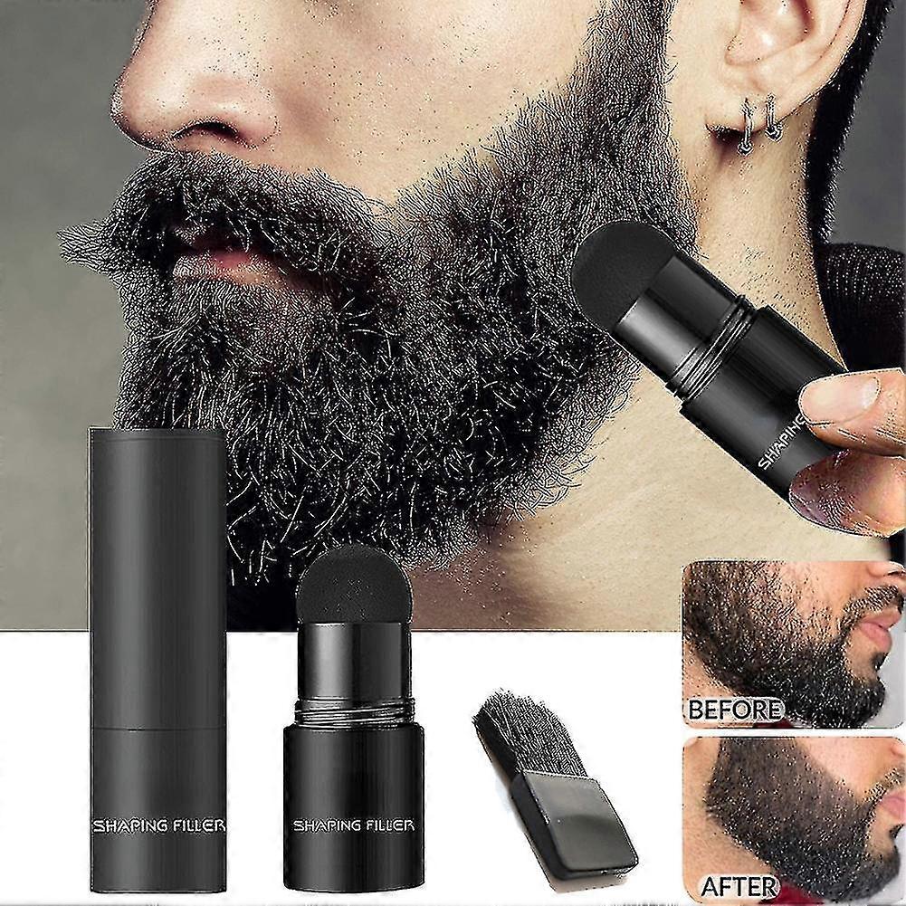Beard Filler Beard Hair Filler Powder Stamp Waterproof Mustache Repair ...