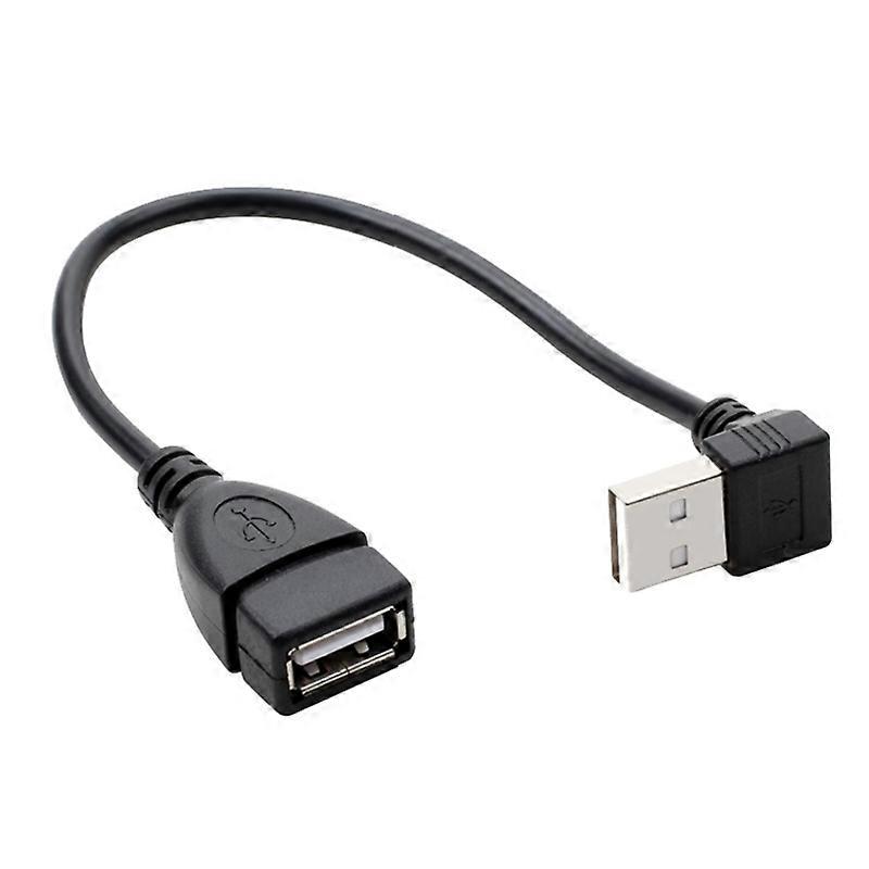 30 cm USB2.0 han til hun adapterkabel 90 graders vinklet linje til ...