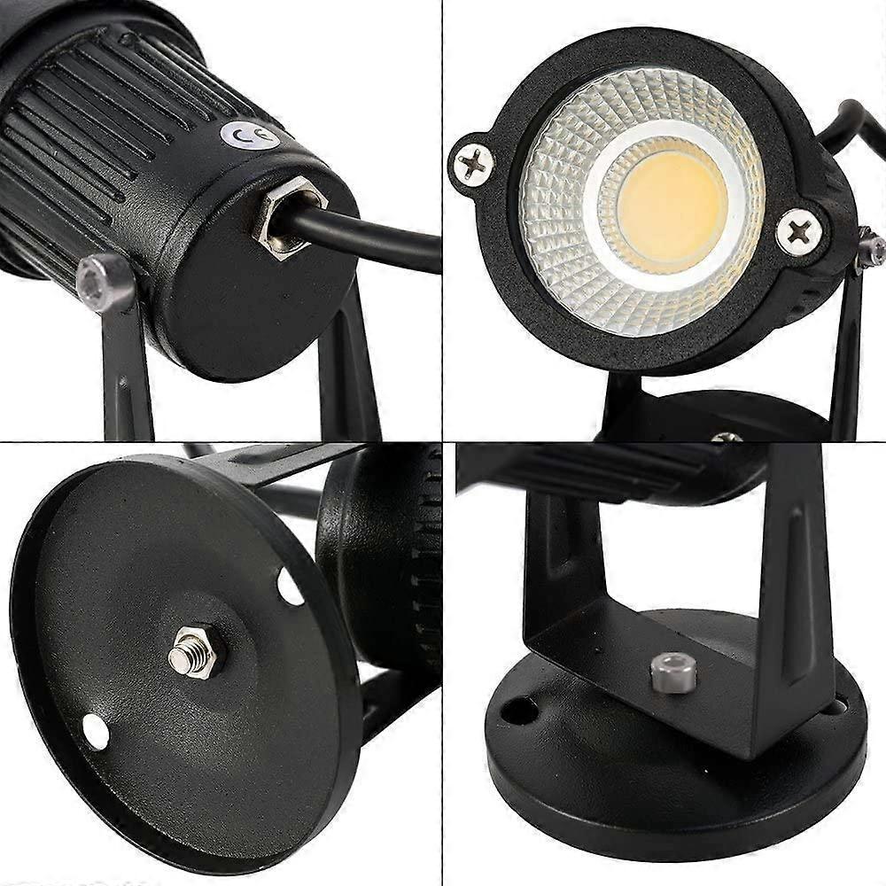 Set of 4 LED Spotlight 3W 220V Adjustable Garden Spotlights Outdoor ...