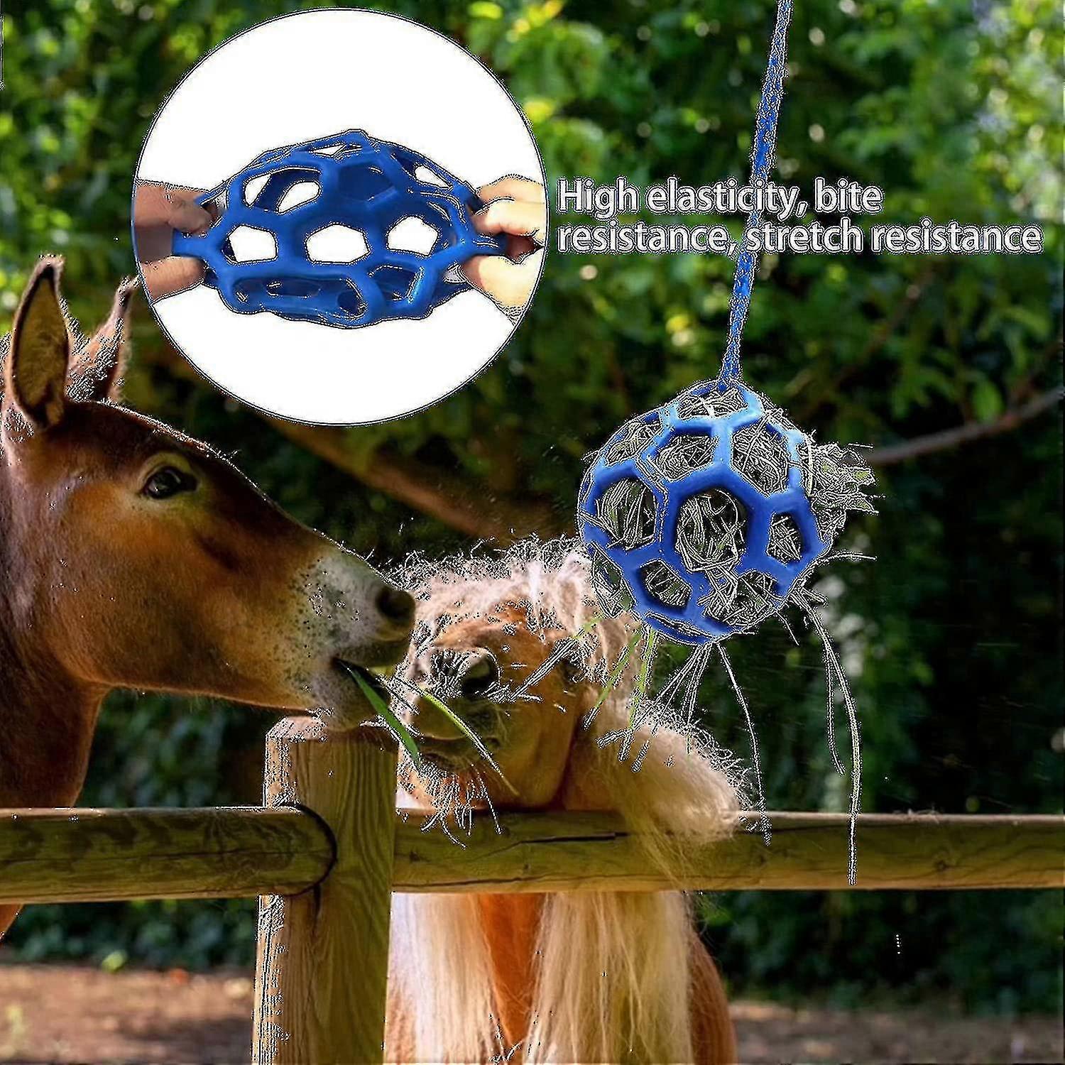1 Pack Horse Treat Ball Hay Feeder Toy, Goat Feeder Ball Goat Hay ...