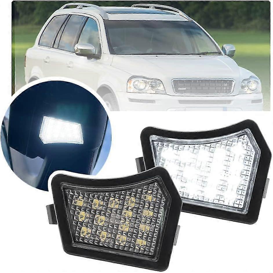 2pcs Led Rearview Mirror Puddle Light Rear View Mirror Welcome Courtesy ...