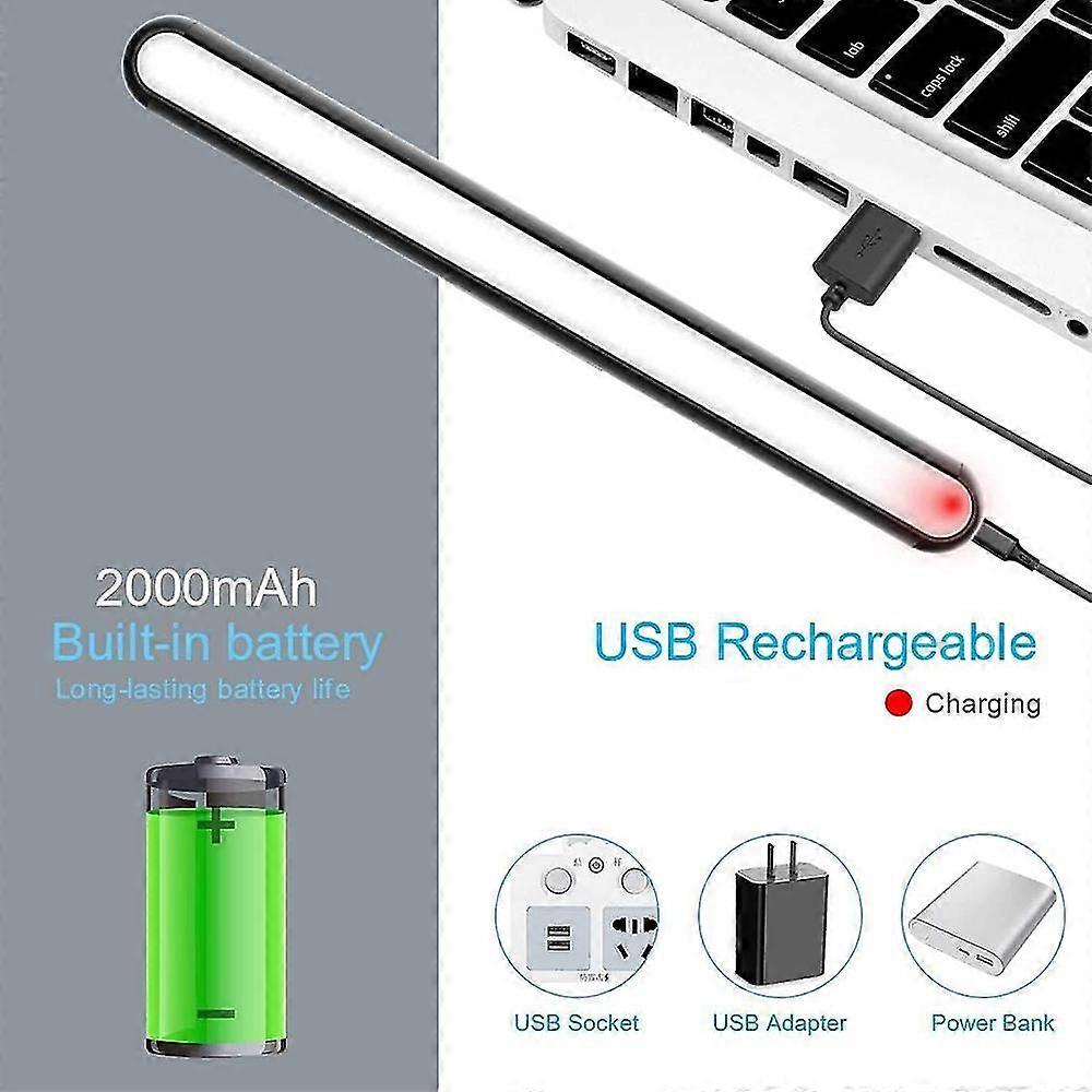 Dimmable Touch Tap Light Bar Rechargeable Magnet Mount Wireless ...