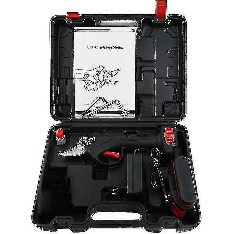 Electric Pruning Shears, 21vf Rechargeable Professional Cordless ...