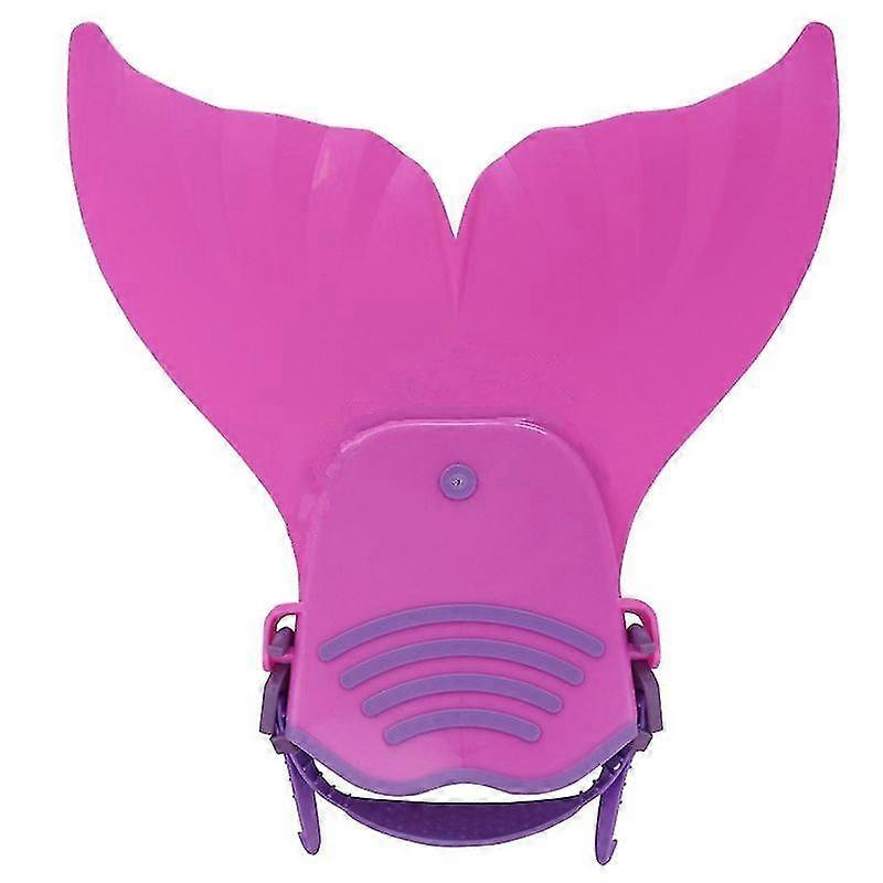 Kids Mermaid Fin Flippers For Swimming For Girls Adjustable Toddler ...