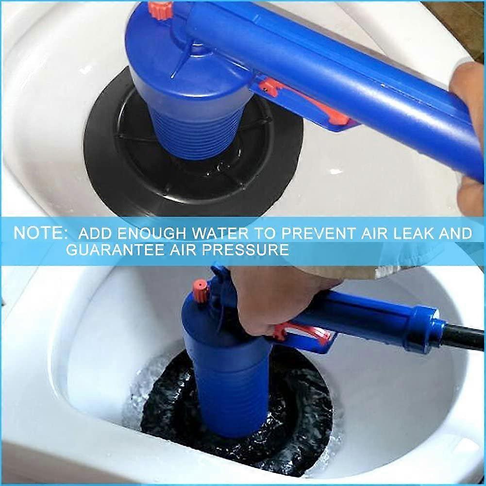 Air plunger gun, toilet plunger, high pressure powerful drainage impact ...