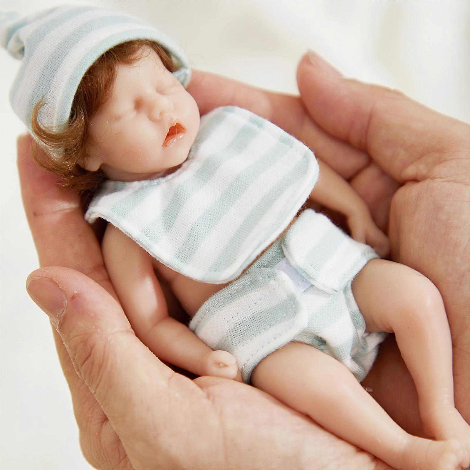 Mini Resin Babies Small Silicone Babies Tiny Realistic Baby Doll for ...