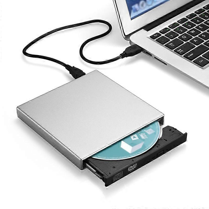 USB External CD-RW Burner DVD/CD Reader Player Optical Drive for Laptop ...