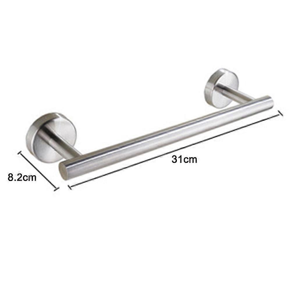 Hand Towel Bar Bathroom Towel Holder Kitchen Dish Cloth Hanger Drilling ...