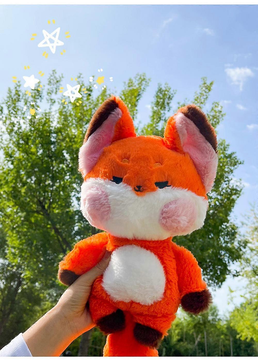 Fox Stuffed Animals Plush, 13.7 Inches Super Soft Cute Fox Plush Throw ...
