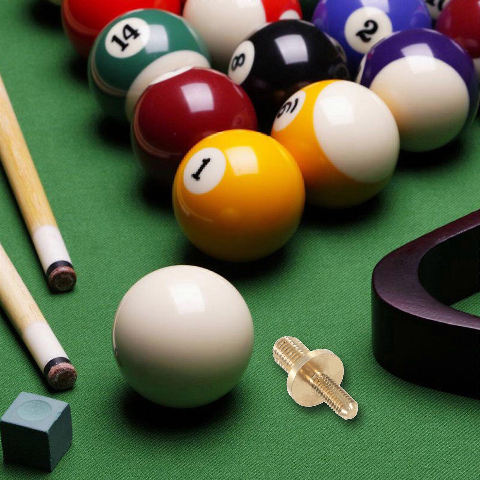 Pool Snooker Cue Walking Cane Wood Stick 1/2 Brass Joint Pin Connector ...